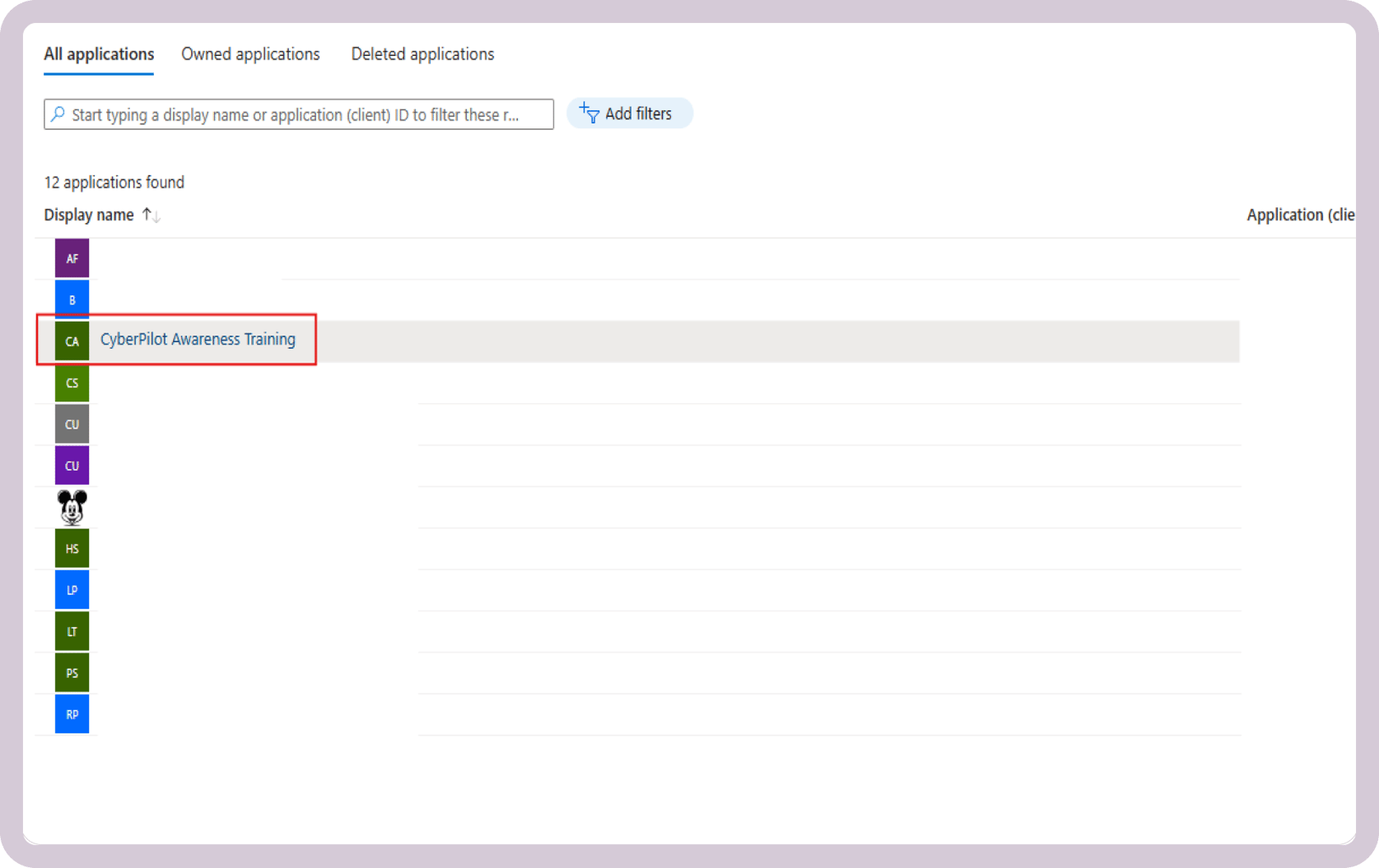 How to integrate Outlook Reporting with CyberPilot