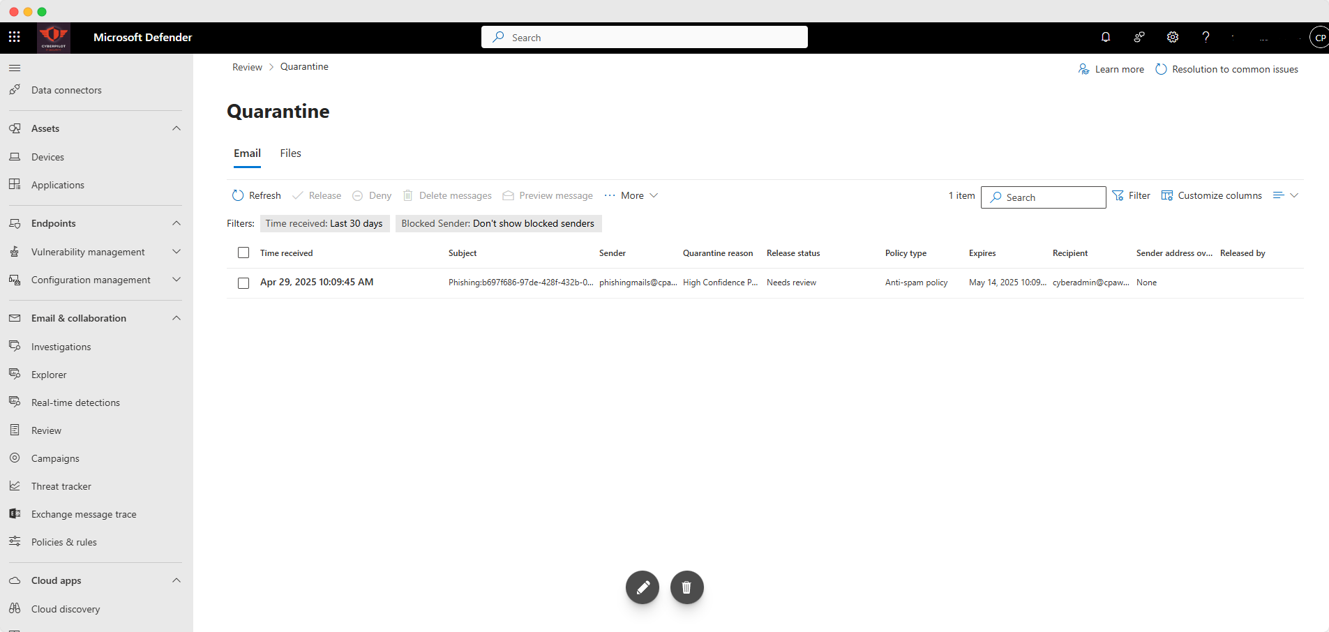Use Microsoft Defender to strengthen your email security