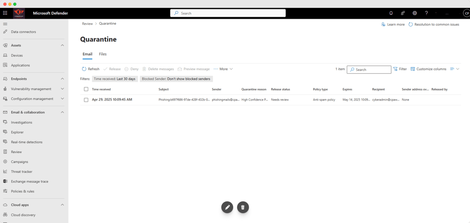 Use Microsoft Defender to strengthen your email security