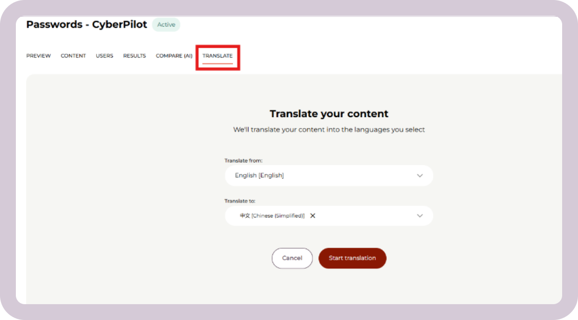How To Translate Content
