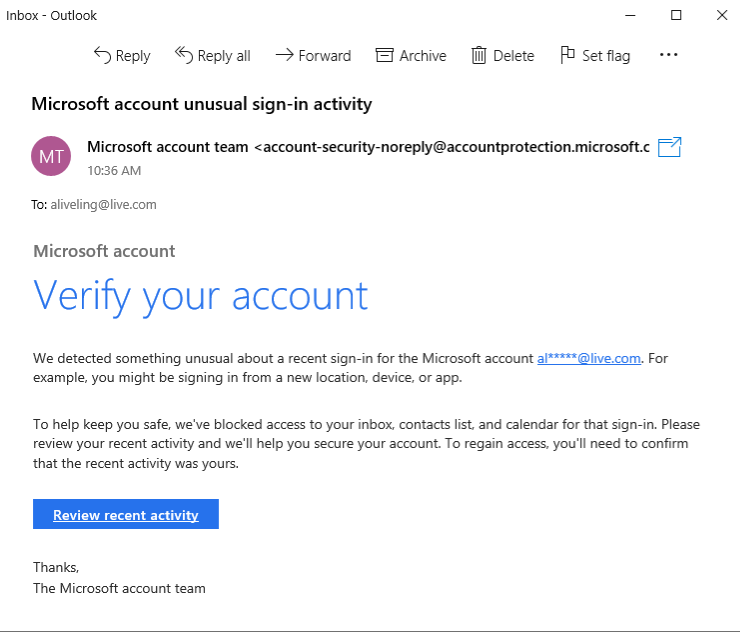 10 Phishing Email Examples